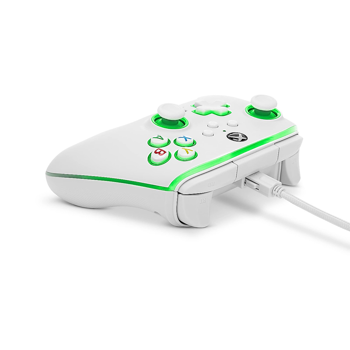 PowerA Spectra Infinity Enhanced Wired Controller for Xbox Series X|S - White (Amazon Exclusive), gamepad, video gaming controller, works with Xbox One and Windows 10/11, officially licensed