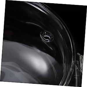 DECHOUS Glass Cooking Pot Glass Instant Noodle Pot Egg Custard Cup Stove Boiling Pot Glass Household Stew Pot Borosilicate Pots Home Stove Pot Home Stew Pot Onion High Borosilicate