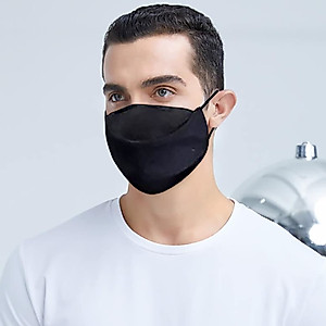 Hozxclle 10 Pack Music Cotton Face_Màsk with 3D Design, Washable and Reusable_Mask Singers Voice_Mask for Singing,Choir, Chorus and Teaching, Black