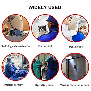 Soft Lead Gloves for Xray Protection, Radiation Resistant Lead Gloves for Pet Hospitals, Light Weight(0.5mmpb)