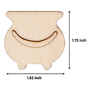 JOYIN Halloween Craft Kid Wooden Magnet Creativity Arts & Crafts Painting Kit, Decorate Your Own for Kids Paint Gift, DIY Halloween Painting Craft Family, Trick or Treat Stuffers