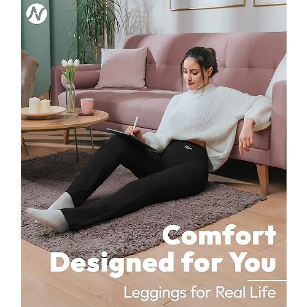 Nirlon Women's Bootcut Yoga Pants - Flare Leggings Yoga Pants Women Soft & Breathable Womens Yoga Pants Flared Leggings Regular & Plus Size Yoga Pants for Women Wide Leg (3XL 28" Inseam, Black)