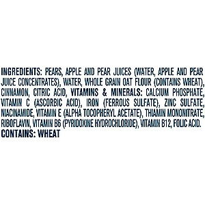 Gerber 2nd Foods - Pears & Cinnamon with Oatmeal (Pack of 4)