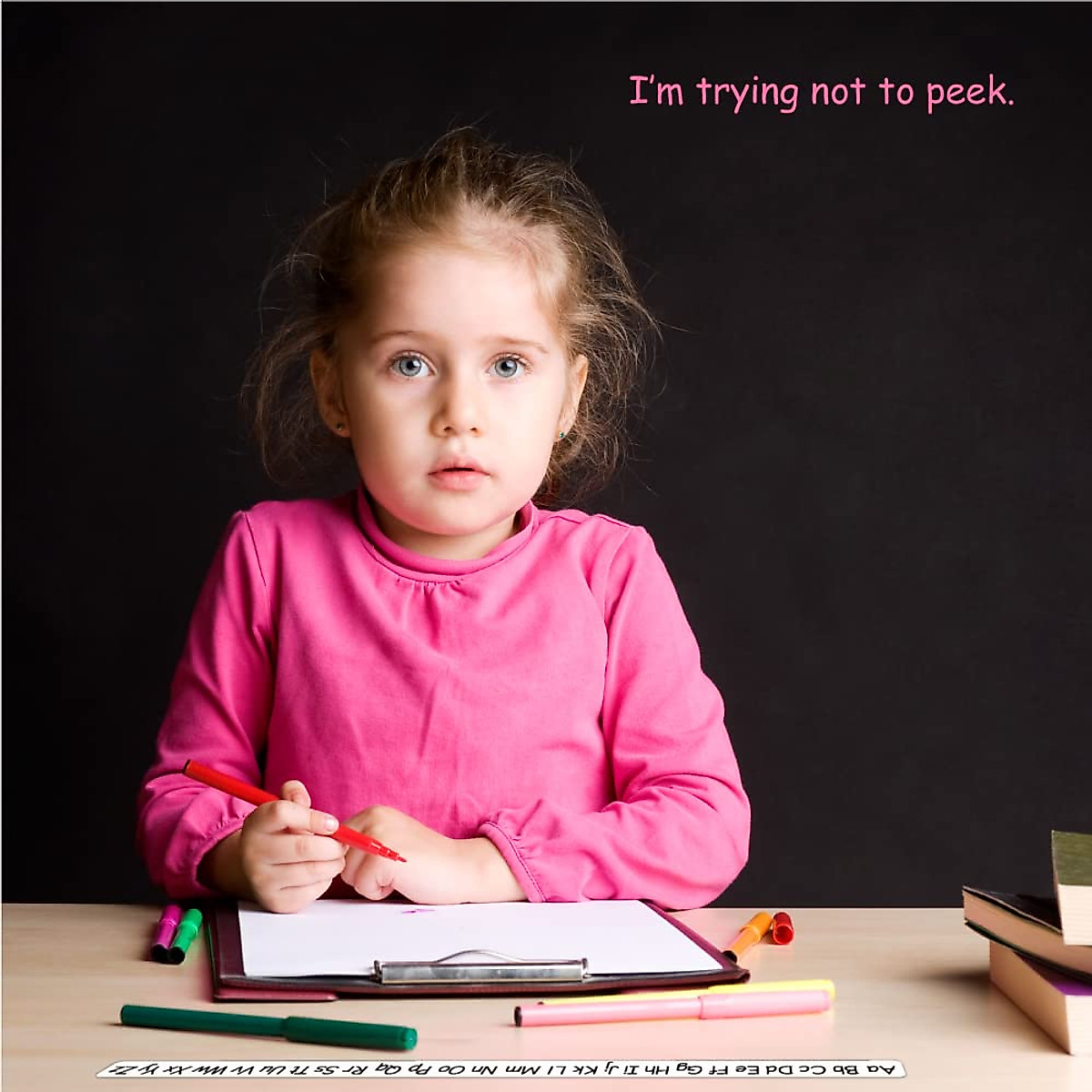 StikArt Removable Stickers - Alphabet Letters Desk Strips & Numbers Desk Strips (8 Pack)