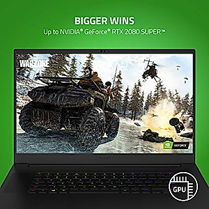 Razer Blade Pro 17 Gaming Laptop 2020: Intel Core i7-10875H 8-Core, NVIDIA GeForce RTX 2080 Super Max-Q, 17.3" FHD 300Hz, 16GB RAM, 512GB SSD, CNC Aluminum, Chroma RGB, Thunderbolt 3, SD Card Reader