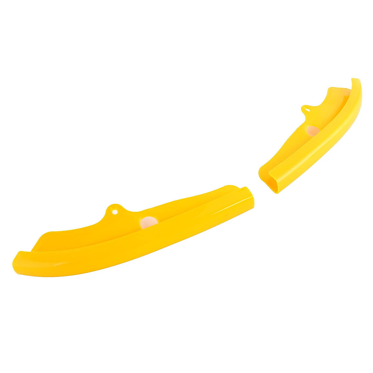 SOSEGA Front Bumper Lip Splitter Protector Cover Replacement Part for 2015-2023 Dodge Challenger Scat Pack R/T GT SRT Not for Plus,Widebody (2pcs/Set) (Yellow)