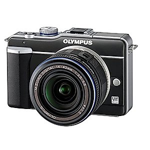 Olympus PEN E-PL1 12.3MP Live MOS Micro Four Thirds Interchangeable Lens Digital Camera with 14-42mm f/3.5-5.6 Zuiko Digital Zoom Lens & Olympus M.Zuiko Digital ED 40-150mm f/4.0-5.6 Lens (Black)