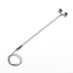 BESSTUUP 20Pcs 1:87 Model Miniature Garden Train Lights HO Scale Accessory 12cm