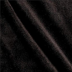 Alpine Upholstery Velvet Black, Fabric by the Yard