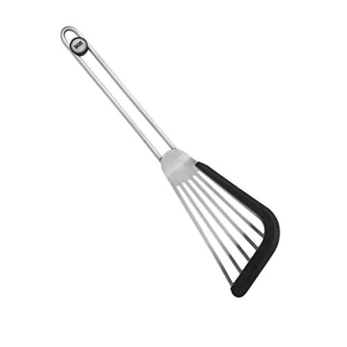 KUHN RIKON Essential SoftEdge Quick Turn Spatula, Black, Stainless Steel