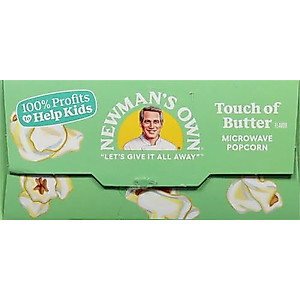 Newman's Own Light Butter Popcorn, 3.5 Oz, 3 Ct