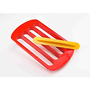 Mobi-The New Cool Way to Eat a Hamburger- Hot Dog Shaped Burger Mold
