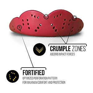 SISU Aero Medium Mouthguard, Snow White - 1.6mm Thin - Custom-Molded Fit - Slim Design - Remoldable Up to 20 Times - for Team Sports - Non Toxic