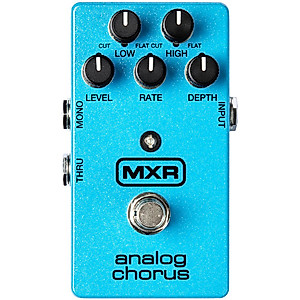 MXR M234 Analog Chorus Effects Pedal Bundle w/Chromatic Tuner and Dunlop PVP101 Pick Pack