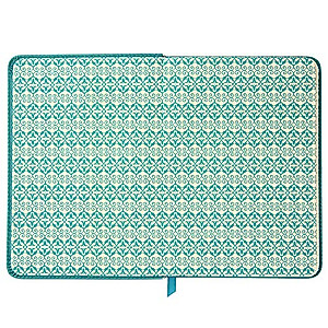 Hallmark Soft Cover Journal with Lined Pages (Scroll Bird, Teal) (5HWJ6935)