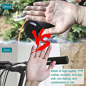 4Pcs Bike Handle Grips, Kids Non-Slip-Rubber Handlebar Specialized Replacement Grips, for Beach Cruiser Razor Scooter Foldable Mountain Bicycle Tricycle BMX