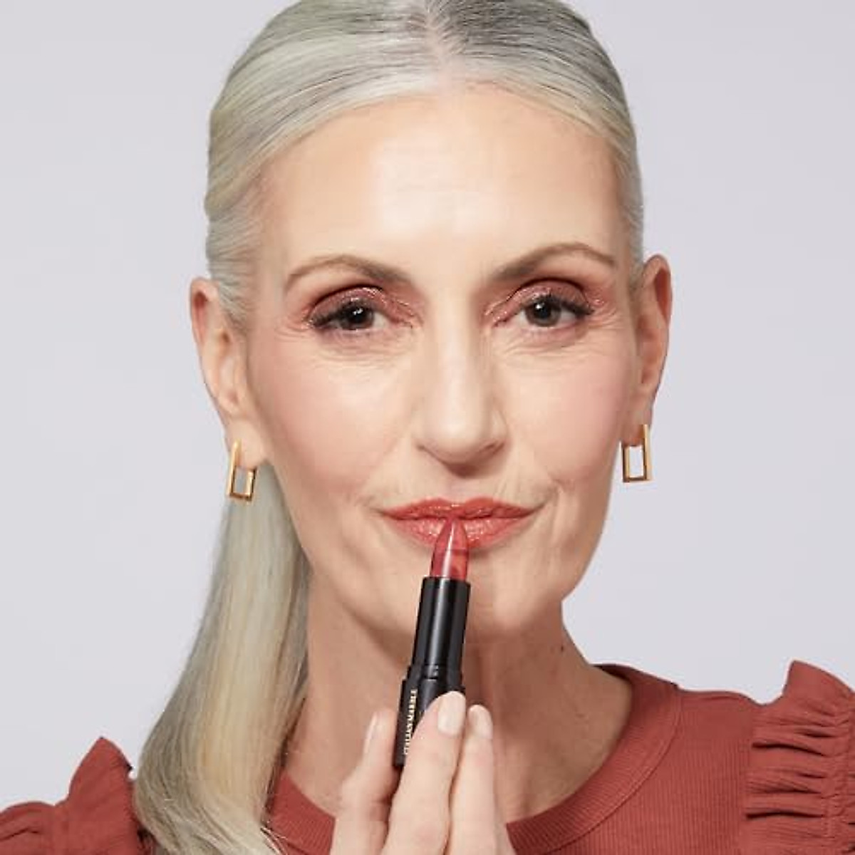 LAURA GELLER NEW YORK Italian Marble Sheer Lipstick - Peach Bellini - Hydrating & Lightweight - Vitamin E & Caster Seed Oil - Cream Finish