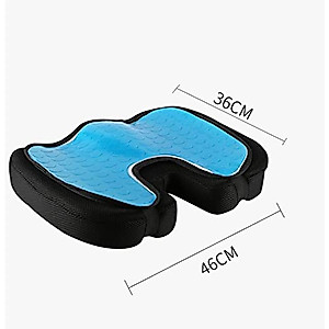 NNAA Ergonomic Chair Pad Office Cushion U-Shape Seat Cushion Travel Breathable Seat Cushion Orthopedic Memory Foam U Seat Massage Chair Cushion