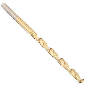 10 PACK 1/8" TITANIUM COATED HSS DRILL BITS FOR WOOD, METAL & PLASTIC