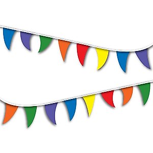 Cosco® Flag Pennant Banner, 30 feet, Assorted Colors (098182)
