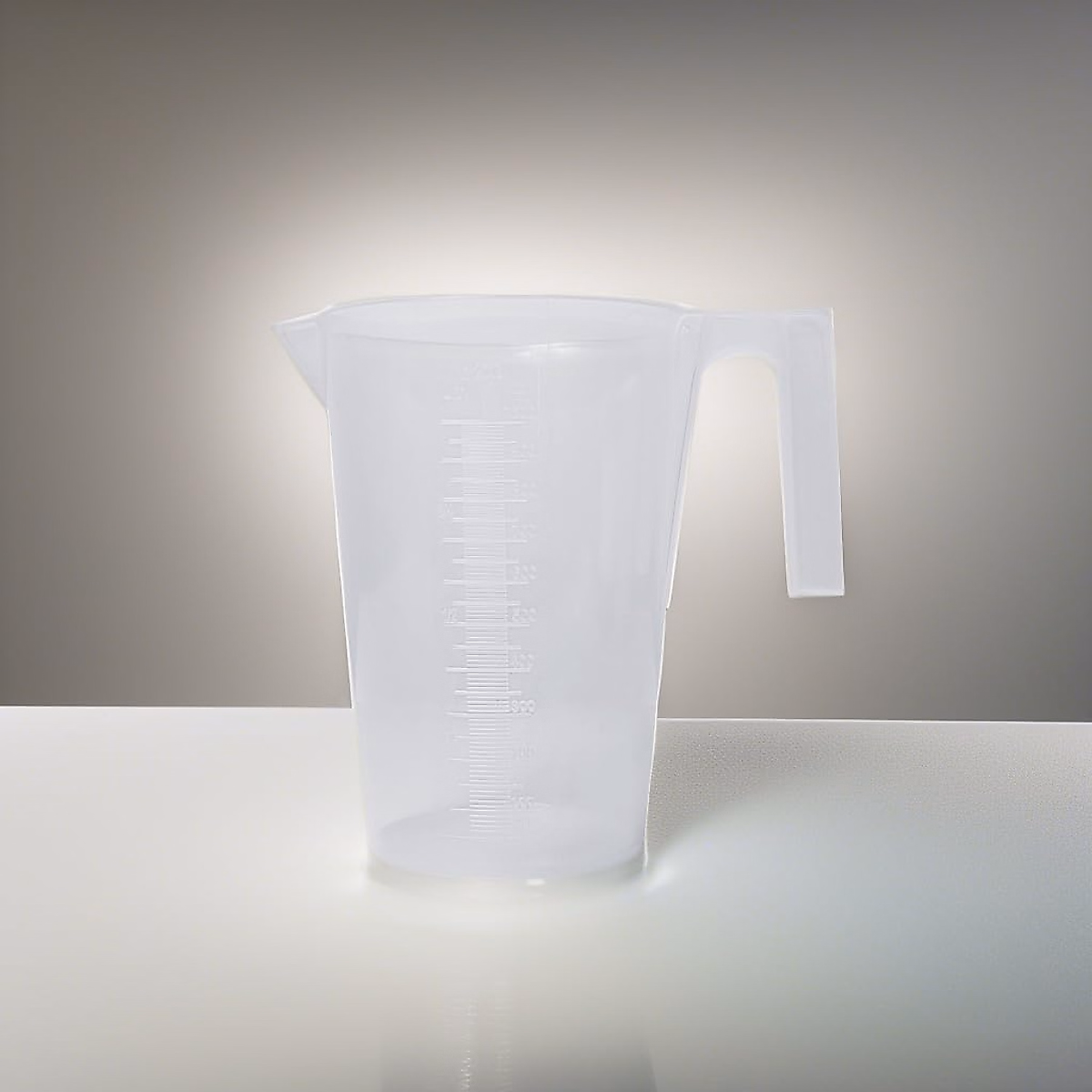 SP Bel-Art Tall Form 1000ml Polypropylene Graduated Pitcher; 10ml Graduation (F28991-0000)