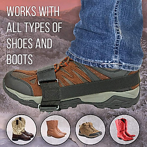 Job SITE Jobsite Ice Claws Snow & Ice Traction Cleats (1 Pack)