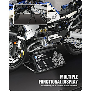 Nifeliz R125GX Motorcycle Toy Building Kit, Build a Stylish Motorcycle Display Model, Collectible Motorcycle Model Building Kit for Adults (2369 PCS)
