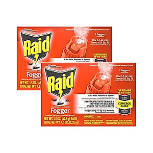 Raid Concentrated Deep Reach Fogger, 1.5 OZ (2)