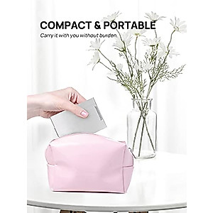 MIRRORNOVA Portable Folding Mirror, Ultra-Slim Durable Makeup Mirror, Small Tabletop Mirror for Travel, Aluminum Shell, Mini Size, 4.7"