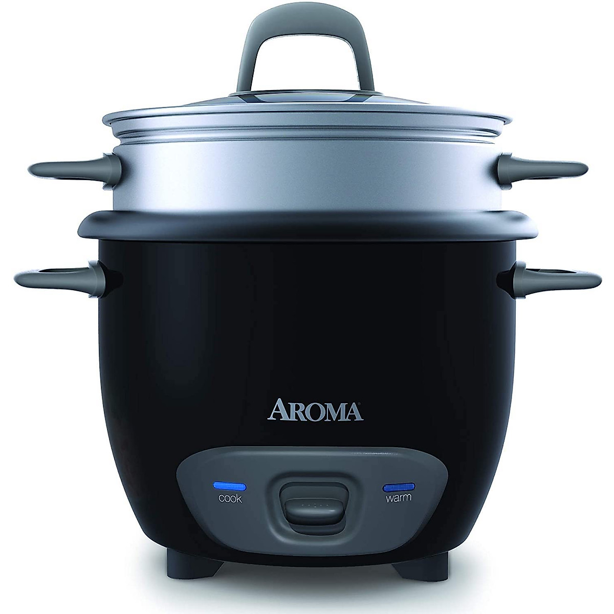 6-Cup Pot Style Rice Cooker and Food Steamer (Renewed)