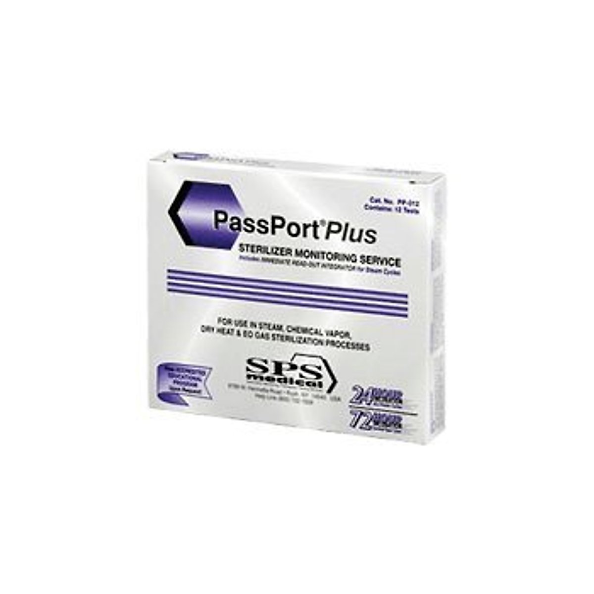 PT# PP-012 012- Mail In System Passport Indicator Monitoring Service 12/Bx by, SPS Medical