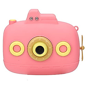 Jiawu Kids Camera, Video Camera Mini Front/Rear Dual Shot Digital 2.4inch Electronic Gift HD for Taking Photos for Recording Videos(Pink)