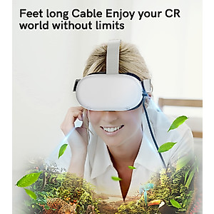 YCCTEAM 16FT Link Cable for PC Steam VR Headset, USB 3.2 Gen1 High Speed Data Transfer & 3A Fast Charging Cable for VR Headset and Gaming PC