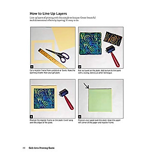 Gelli Arts (R) Printing Guide: Printing Without a Press on Paper and Fabric Using the Gelli Arts (R) Plate (Design Originals) 32 Beginner-Friendly Step-by-Step Projects, Techniques, and Inspiration