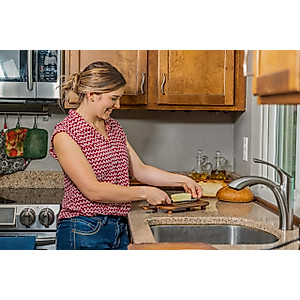 Fanatical Chef Stainless Steel Butter Slicer - Single Stick Butter Cutter for Butter Squares - Makes Individual Butter Pats for Baking Pastry Dough - Handheld Butter Measurement Tool