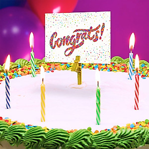 BEST PARTY EVER! Cash Stash Cake Surprise, Pull Out Money Box for Birthday Cake, Holds 40+ Bills, Happy Birthday Cake Topper, Includes Cake Cutter for Easy Use, 1 Count