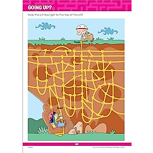 School Zone - Big Mazes & More Workbook - 320 Pages, Ages 6 to 8, 1st Grade, 2nd Grade, Learning Activities, Math Puzzles, Games, Color By Numbers, and More (School Zone Big Workbook Series)