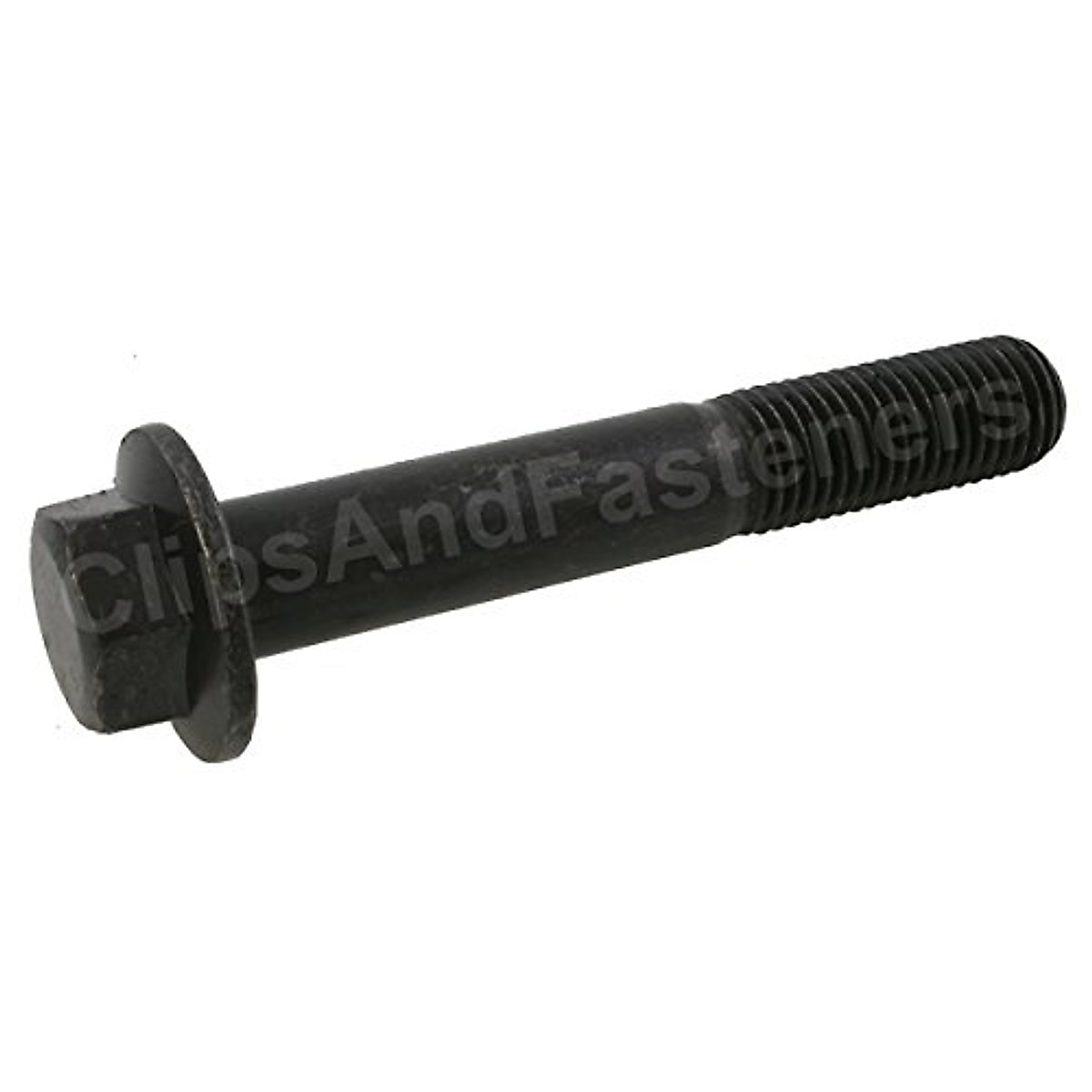 (1) M16-2.0 x 100mm Hex Head Flange Bolt Non Serrated Class 10.9 Plain DIN 6921