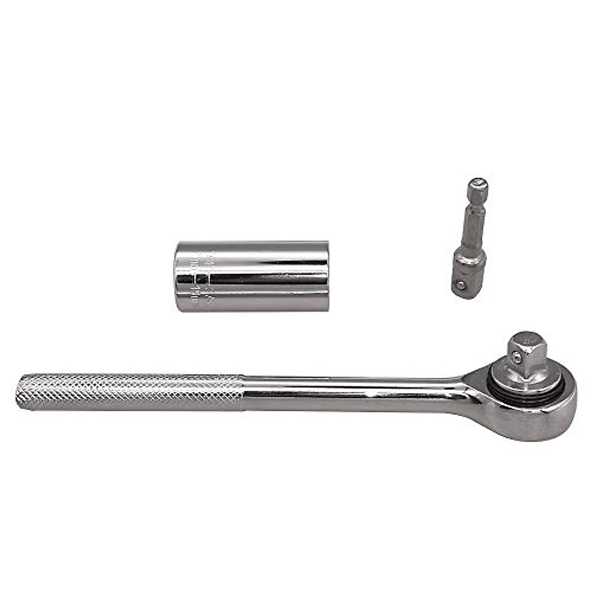 YCTMALL 3Pc Set 1/4''-3/4'' (7-19mm) Universal Socket Tools Gifts with Power Drill Adapter Super Universal Socket Grip Cool Stuff Gadgets for Men, Birthday Gifts for Men Women