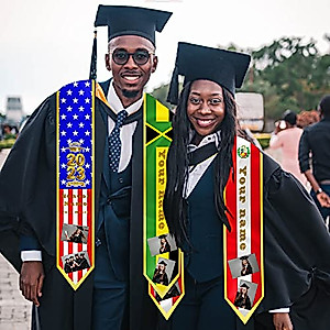 Aokizkdzsw Custom Stole Graduation Personalized 2023，Graduation Sash Class of 2023，Graduation Gifts for Valedictorian Salutatorian and Pastor Reversible Stoles