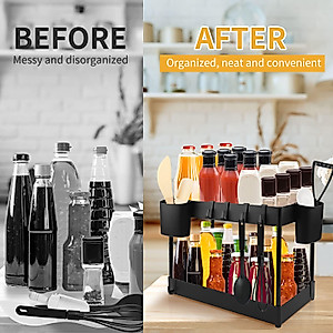 Fegat Under Sink Organizer,Bathroom Organizer Shelf Holder,Under Kitchen Sink Storage, 2-Tier Cabinet,Under Cabinet Storage for Kitchen, Bathroom, Countertop, Office For Home organization