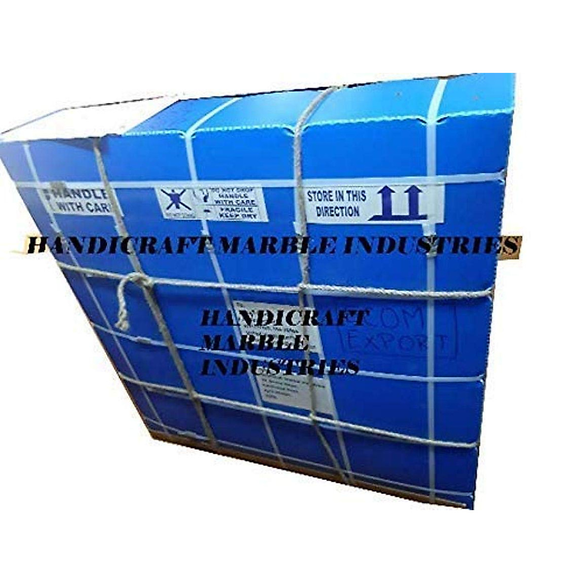 Blue Agate Stone Hexagonal Side Table Top, Blue Agate Stone Hexagonal Coffee Table Top, Centre Table Top, Hallway Table Top, Blue Agate Table Top - Furniture Agate - Gemstone, Piece Of Conversation