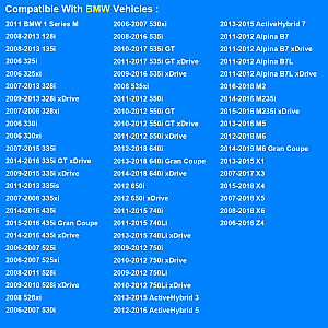 Intake Manifold Gasket Set, Replace 037-6192, 11617547242 Compatible with BMW N52 N54 E60 E70 E90 E92-128i 135i 325xi 328i 328xi 330i 335i 525xi 528i 530i 535i 535xi 640i M5 M6 X1 X3 X5 X6 Z4, More
