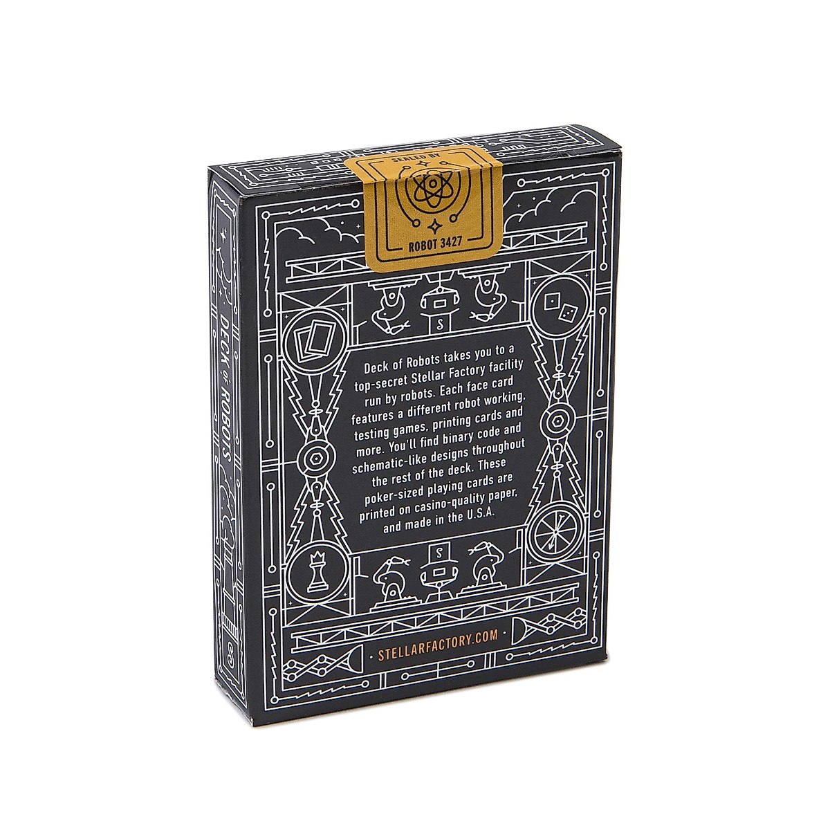 Stellar Factory Deck of Robots: A Playing Card Deck Featuring Restless Robots