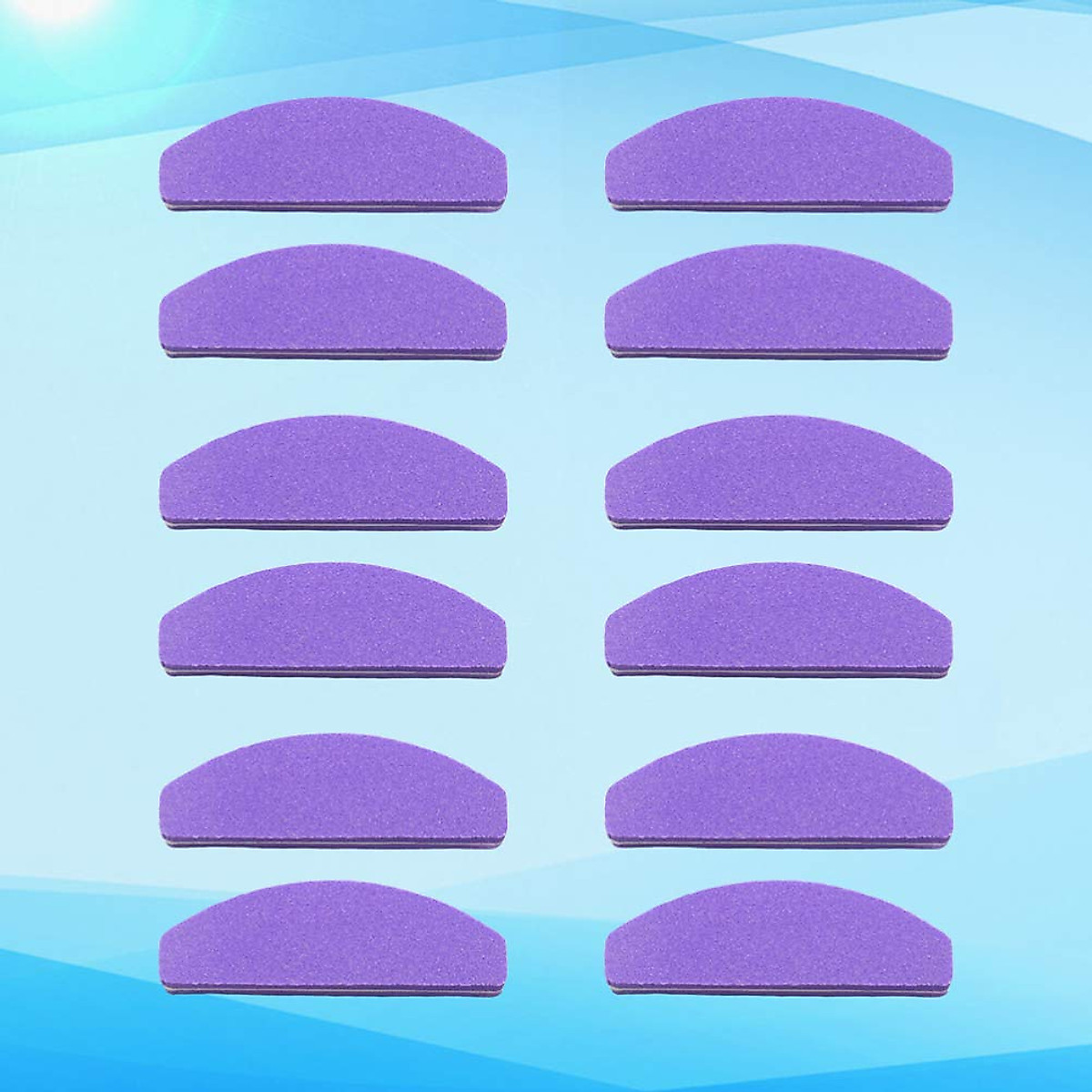 20PCS Foot Buffer Block Buffing Block Rough Nail File Emery Boards for Nails Toenail File Nail Files Professional Manicure Pedicure Tools Nail Files Tool Purple King Luster