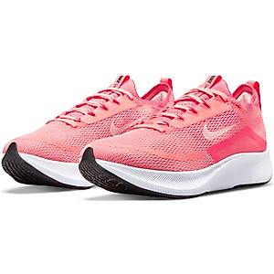 Nike Women's Zoom Fly 4 Running Shoe (Lave Glow/White/Racer Pink, us_Footwear_Size_System, Adult, Women, Numeric, Medium, Numeric_8)