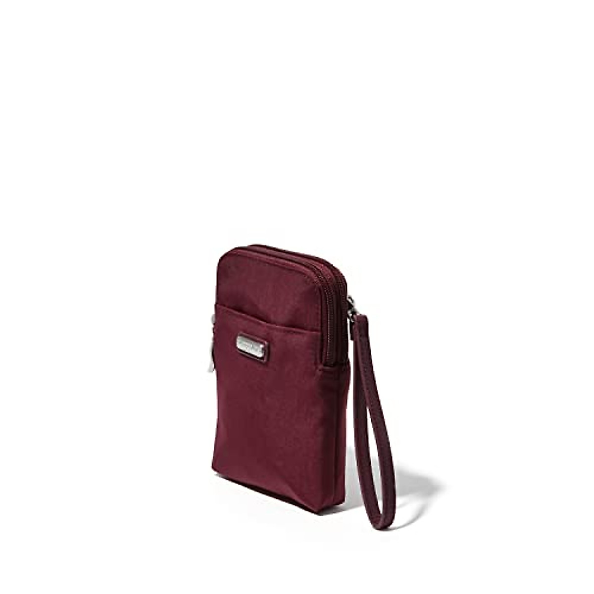 Baggallini Womens - Small Travel Bag With Blocking Sleeves Water-resistant Lightweight Mini Purse Take Two RFID Bryant Crossbody, Dark Cherry