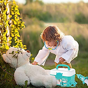 Doctor Kit for Kids | Kids Doctor Playset with Electronic Stethoscope | Toy Medical Kit for Kids | Pretend Play Doctor Set for Toddlers | Children's Realistic Dr. Kit with Sounds