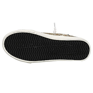 VINTAGE HAVANA Womens Mateel Glitter High Sneakers Shoes Casual - Gold - Size 8.5 B