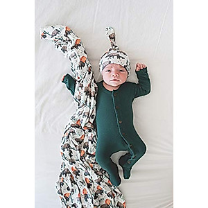 Copper Pearl Large Premium Knit Baby Swaddle Receiving Blanket Bison
